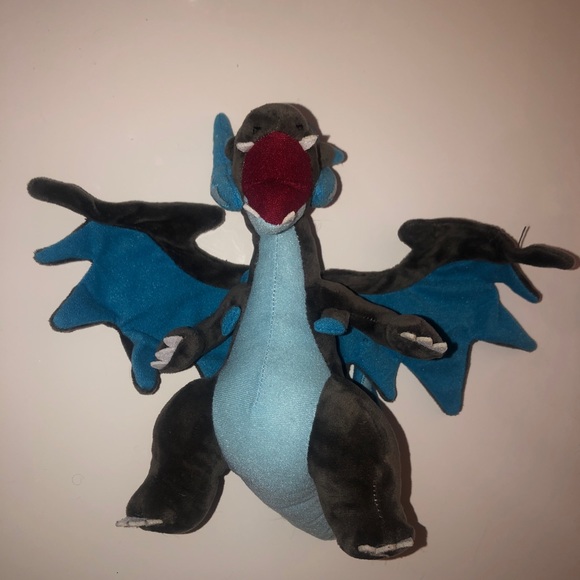 Toys | Black And Blue Charizard Plush | Poshmark